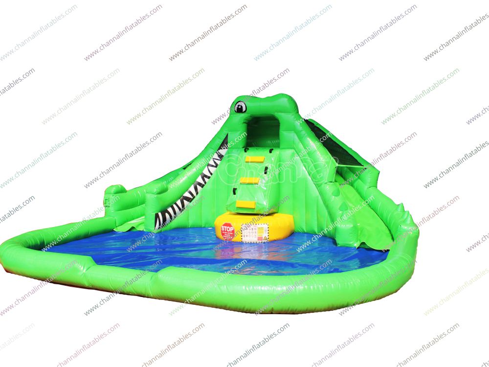 Crocodile Water Pool - Channal Inflatables