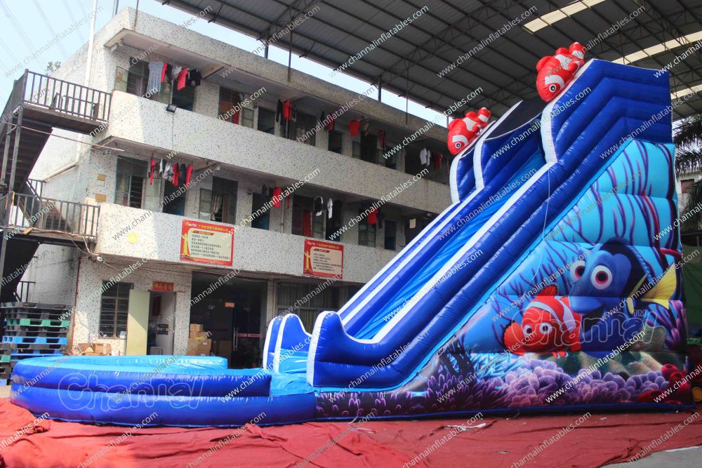 Finding Nemo Inflatable Water Slide - Channal Inflatables