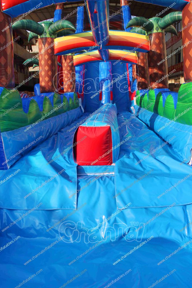 Coconut Tree Inflatable Water Slide - Channal Inflatables