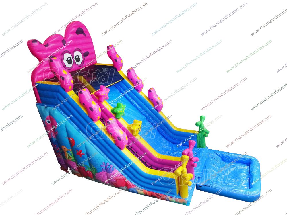Octopus Inflatable Water Slide - Channal Inflatables