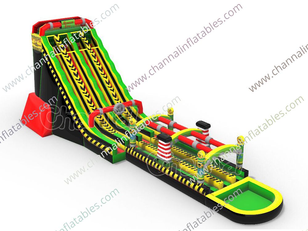 Danger Zone Inflatable Water Slide - Channal Inflatables