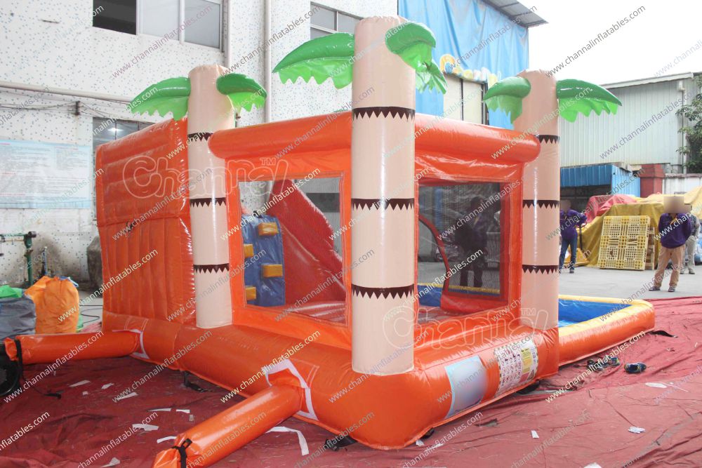 Cars Theme Kids Water Slide - Channal Inflatables