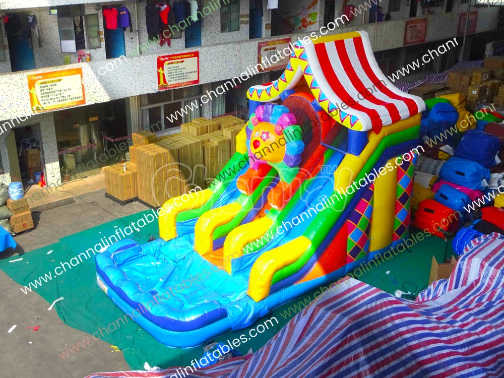 Circus Lion Inflatable Water Slide - Channal Inflatables