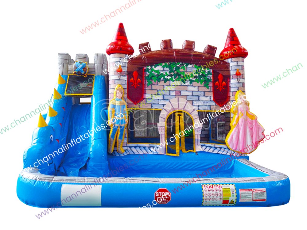 Royal Castle Inflatable Combo - Channal Inflatables