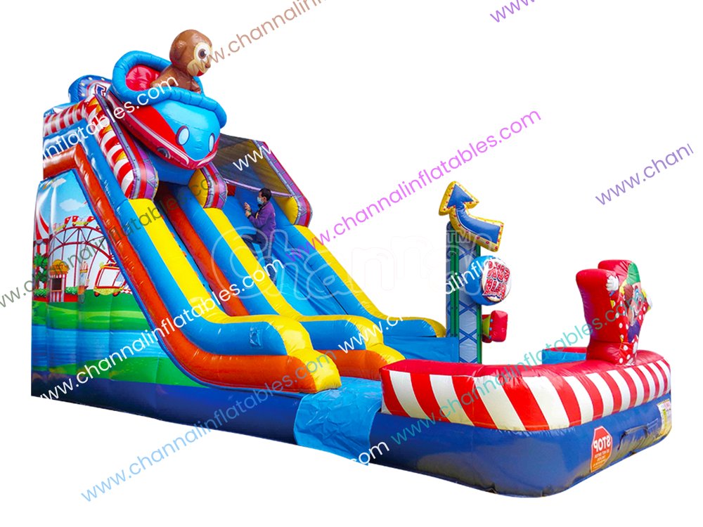 Fun Fair Inflatable Water Slide - Channal Inflatables