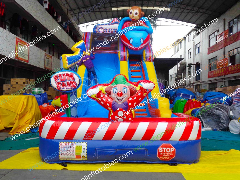 Fun Fair Inflatable Water Slide - Channal Inflatables