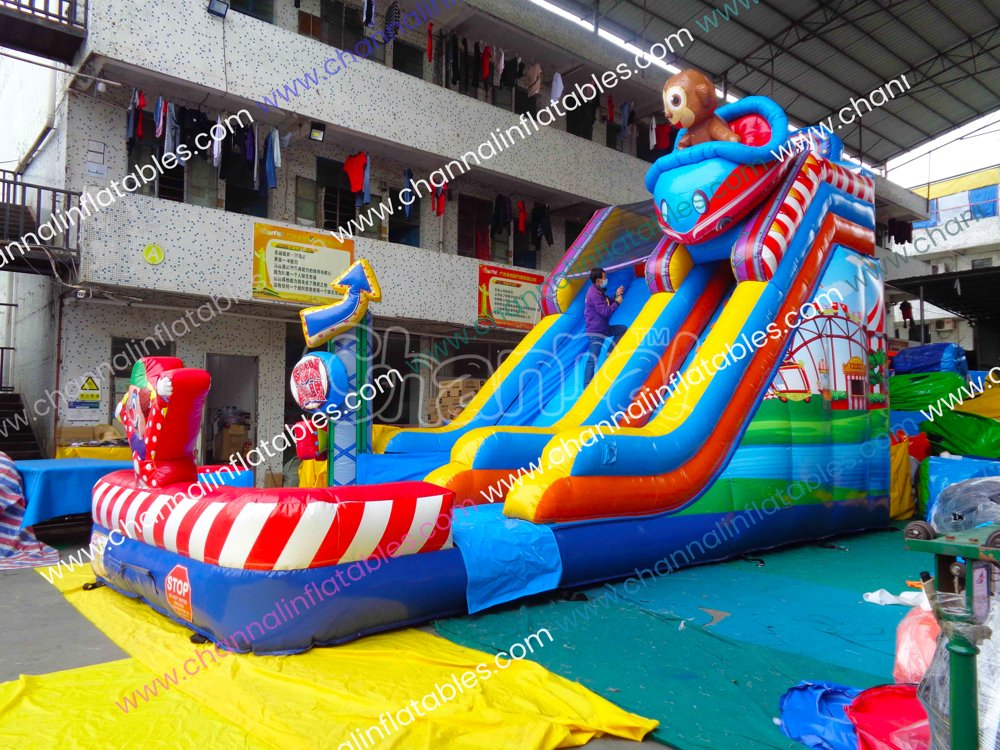 Fun Fair Inflatable Water Slide - Channal Inflatables