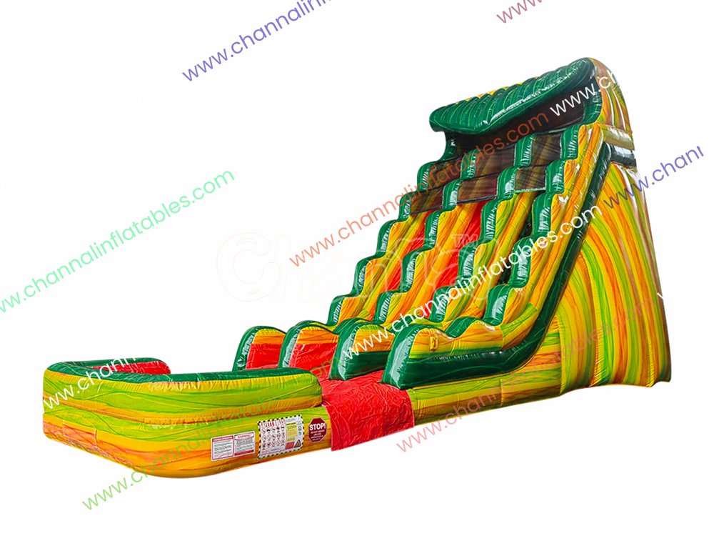 Fiesta Inflatable Water Slide - Channal Inflatables