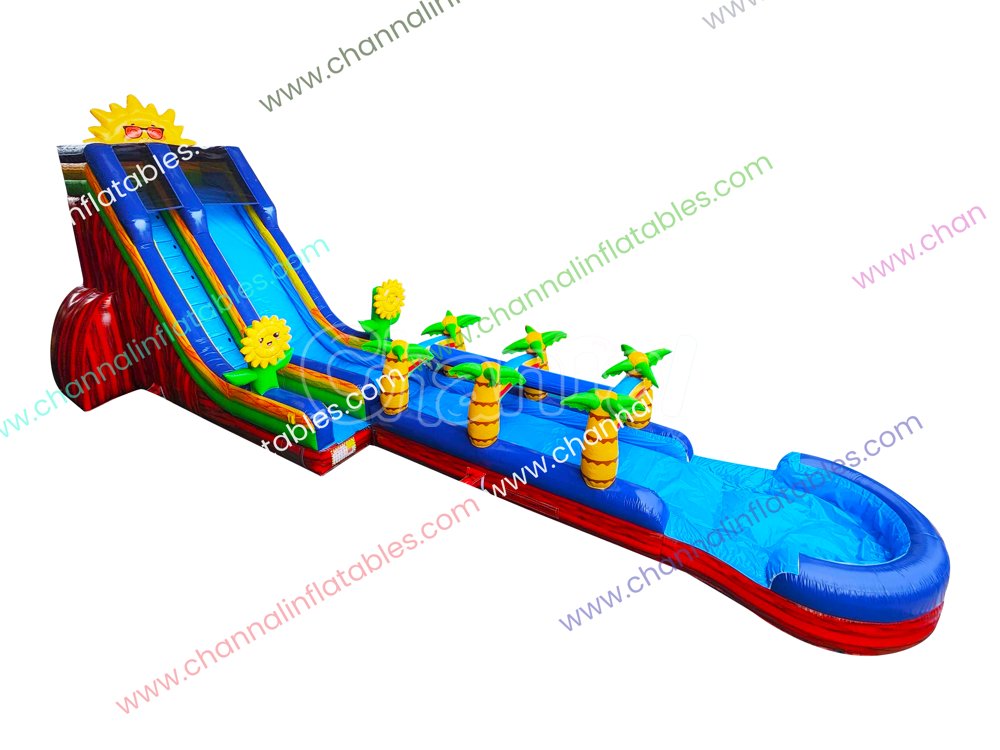 Sunflower Inflatable Water Slide - Channal Inflatables