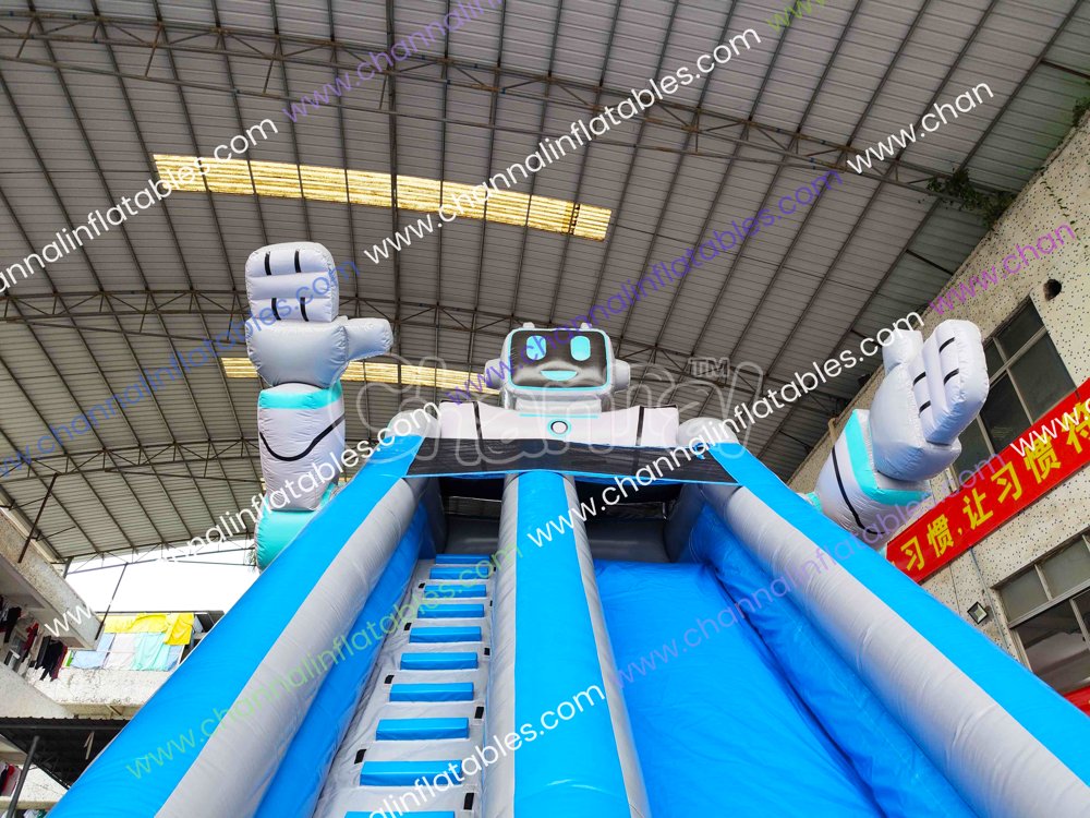 Robot Inflatable Water Slide - Channal Inflatables