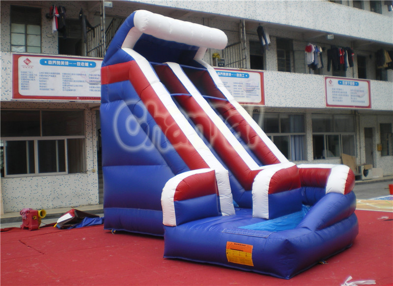 Wild Wave Inflatable Water Slide With Pool - Channal Inflatables