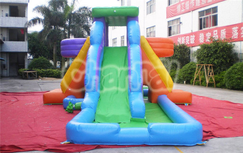 Double Inflatable Water Slide - Channal Inflatables