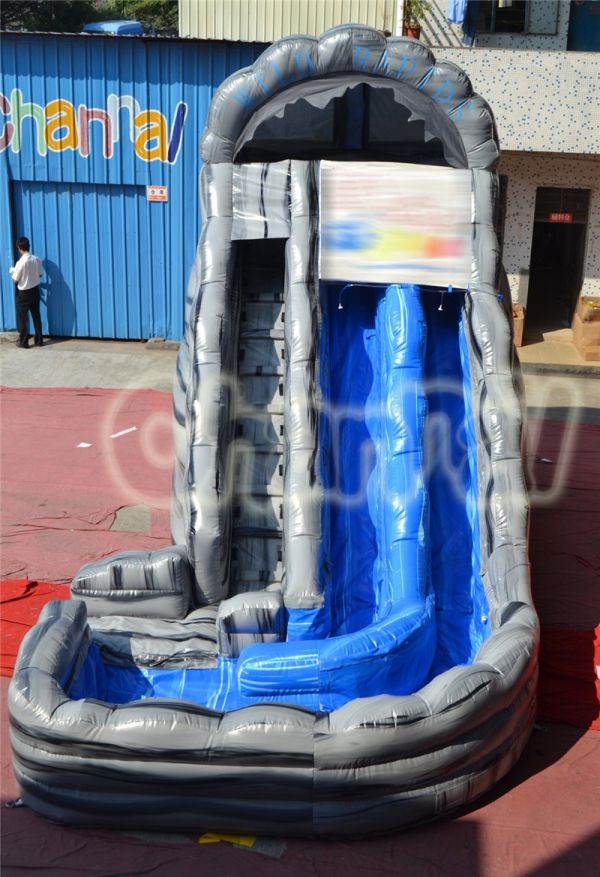 Wild Rapids Inflatable Water Slide - Channal Inflatables