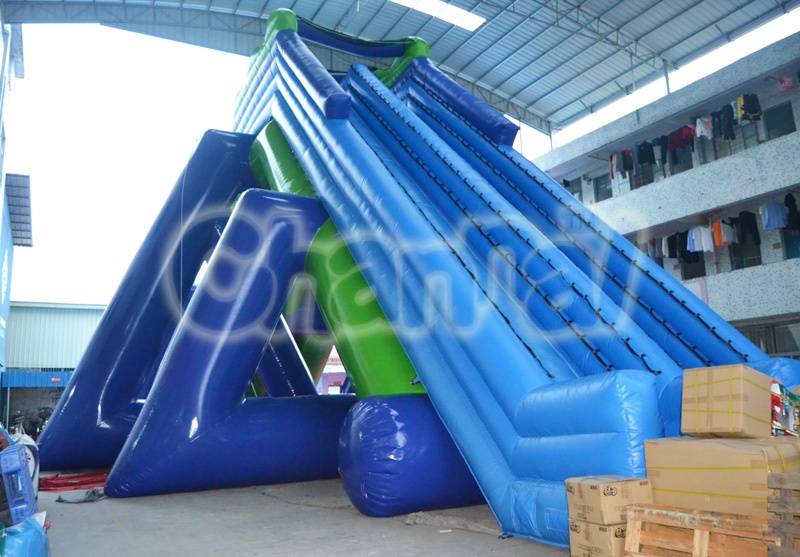 Blue Hippo Inflatable Water Slide - Channal Inflatables