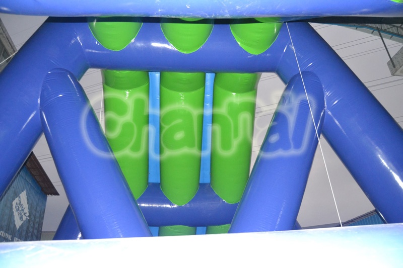 Blue Hippo Inflatable Water Slide - Channal Inflatables