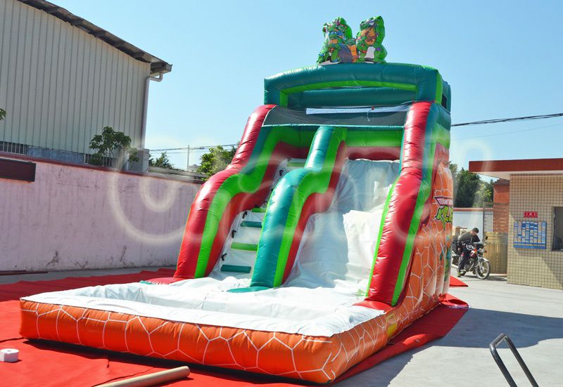 Ninja Turtles Inflatable Water Slide - Channal Inflatables