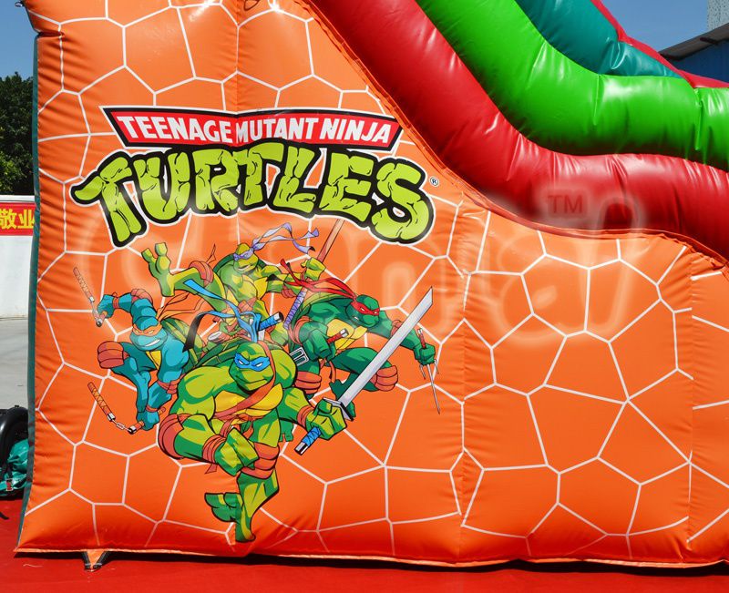 Ninja Turtles Inflatable Water Slide - Channal Inflatables