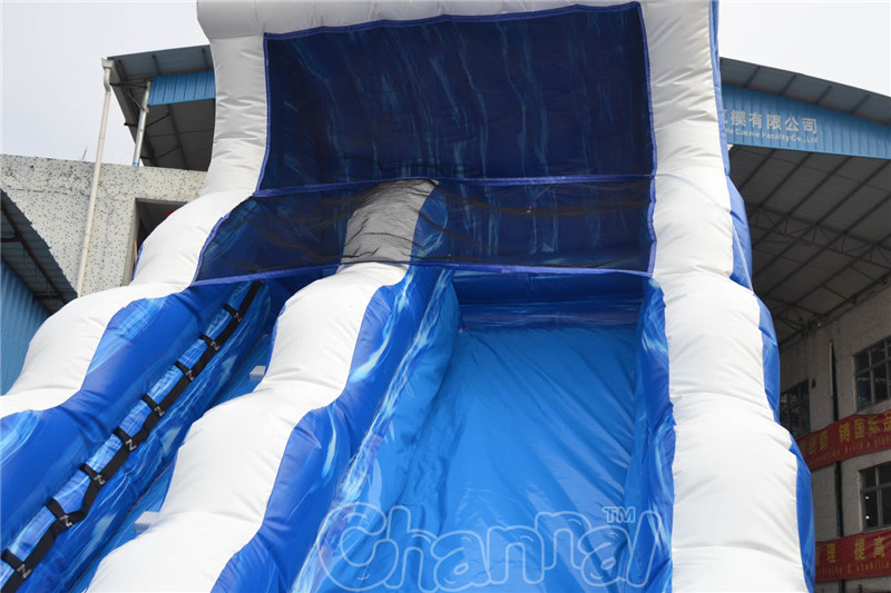 17'H Waterfall Inflatable Water Slide - Channal Inflatables