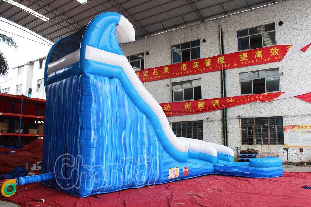 Waves Inflatable Water Slide - Channal Inflatables