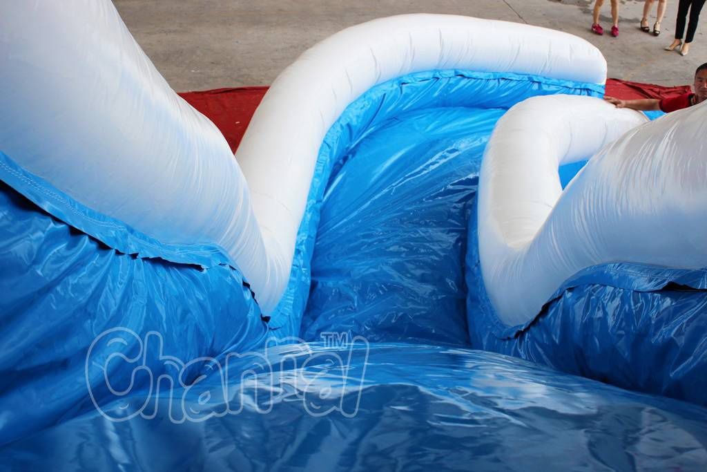 Waves Inflatable Water Slide - Channal Inflatables