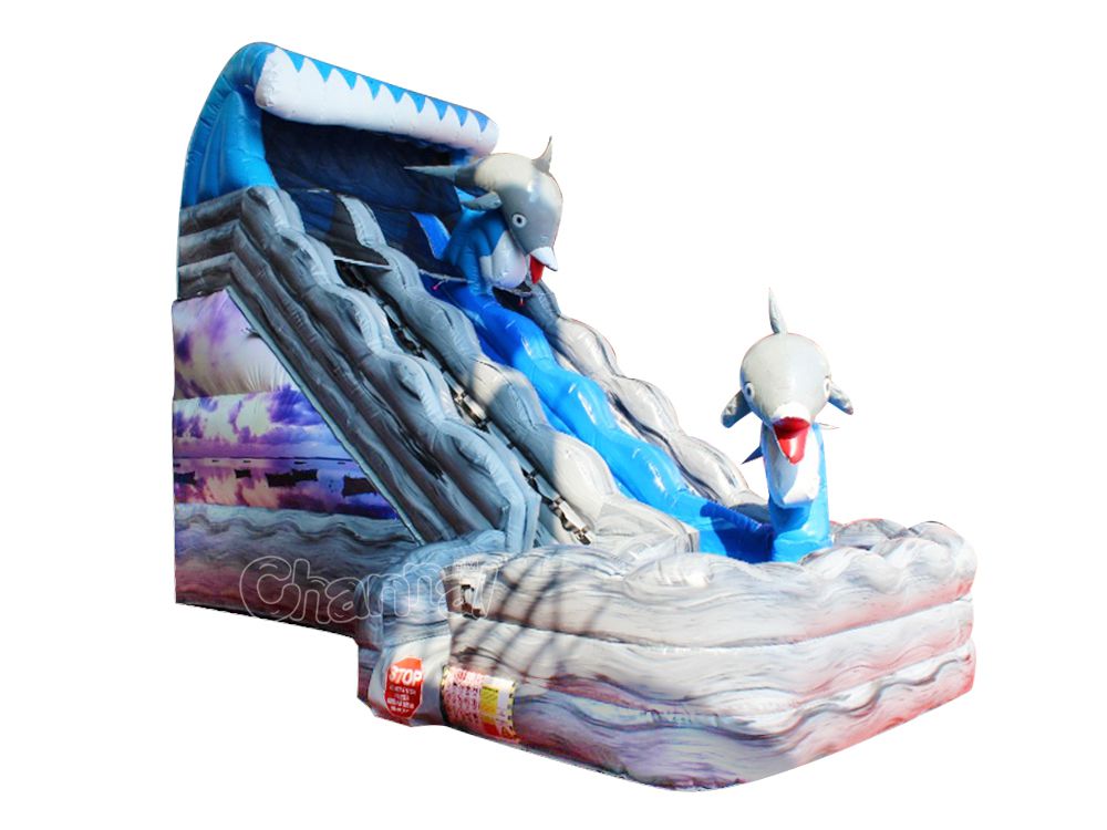 Sea Waves Inflatable Water Slide - Channal Inflatables