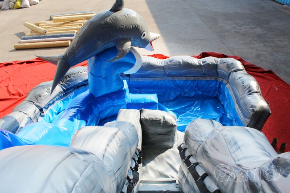 Sea Waves Inflatable Water Slide - Channal Inflatables