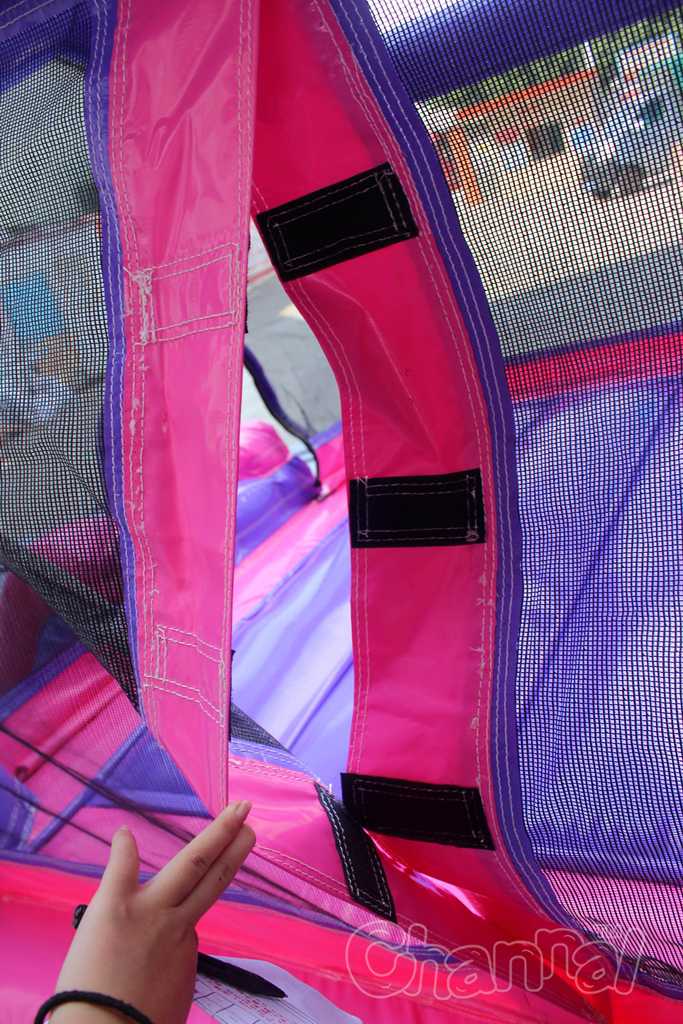 PVC Pink Inflatable Castle - Channal Inflatables