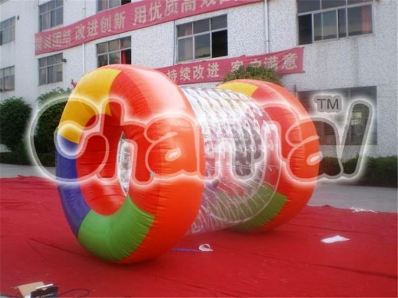 Colorful Inflatable Water Walking Roll Ball - Channal Inflatables